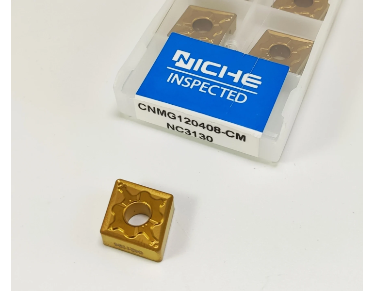 CNMG120404 / 08 CM NC3130 PLAQUETTE SPÉCIALE ACIER R0.4 ET R0.8